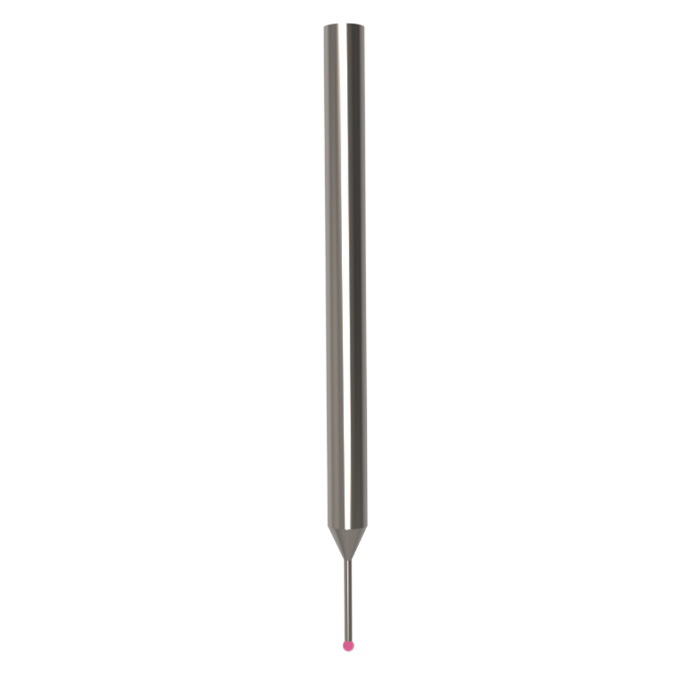 Non-threaded, Stepped-stem, 65° Taper Pin Stylus | KTM500301015/65°